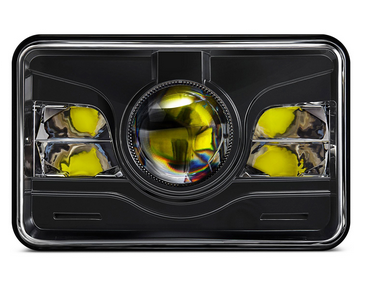 4x6 Inch Square LED Headlight 70w High Low Beam Headlamps from China ...